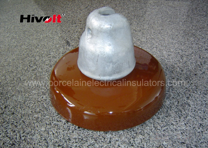 Ceramic Disc Type Insulator , Porcelain Products Insulators Anti Fog