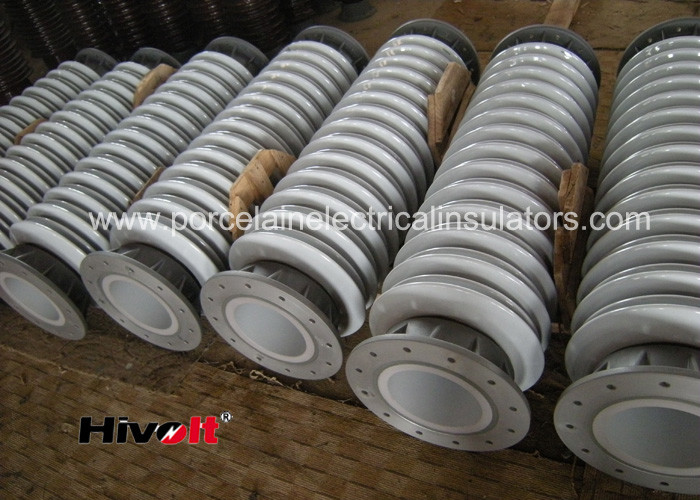 110KV SF6 Station Post Insulators , Composite Hollow Insulator IEC62155 ...